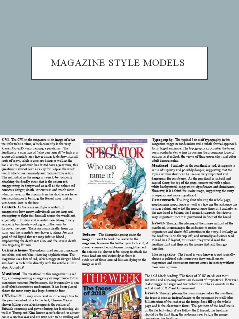 Style Models | PDF | Typography | Page Layout