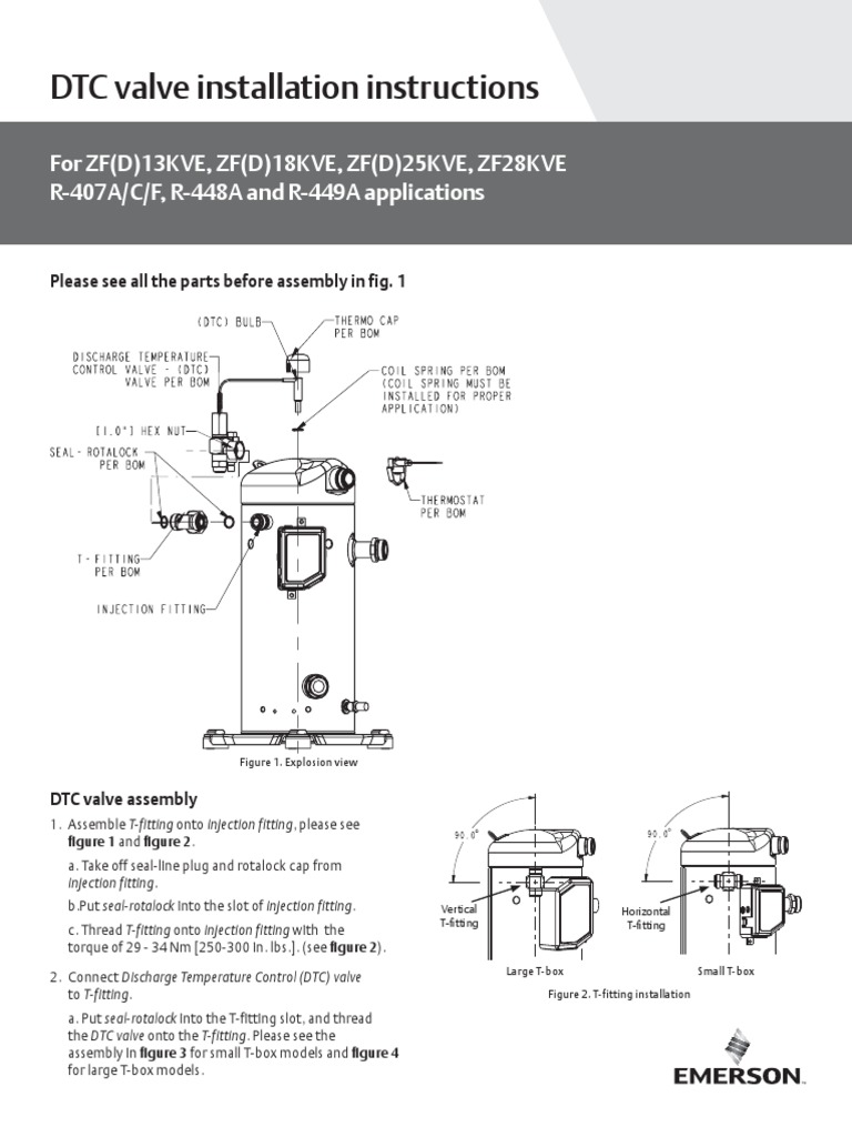 DTC Valve Installation Instructions | PDF | Thermostat | Vacuum Tube