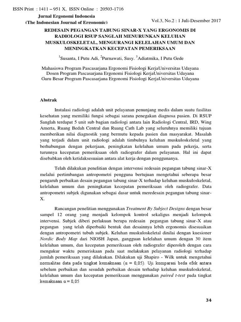 Redesain Pegangan Tabung Sinar X Yang Er 3519e351 | PDF