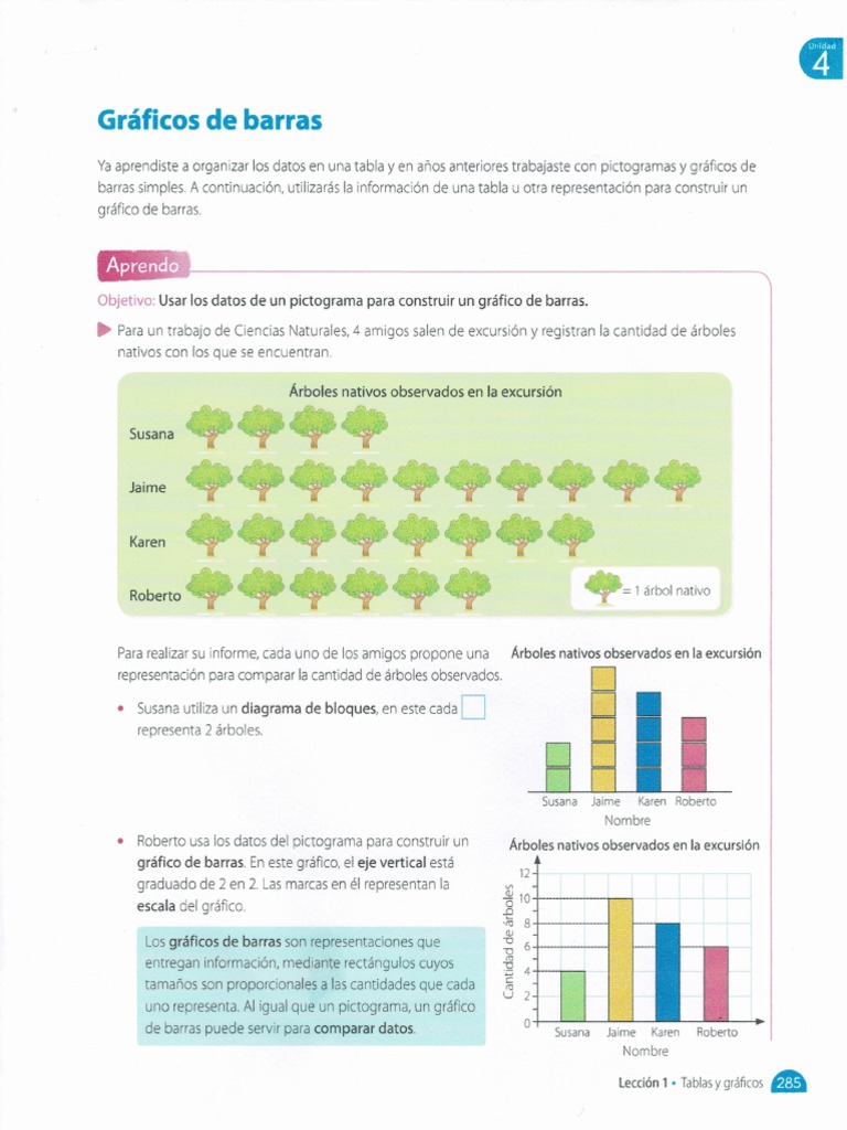 Graficos de Barra Quinto Básico | PDF