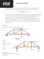 Method of Members | PDF | Bending | Civil Engineering