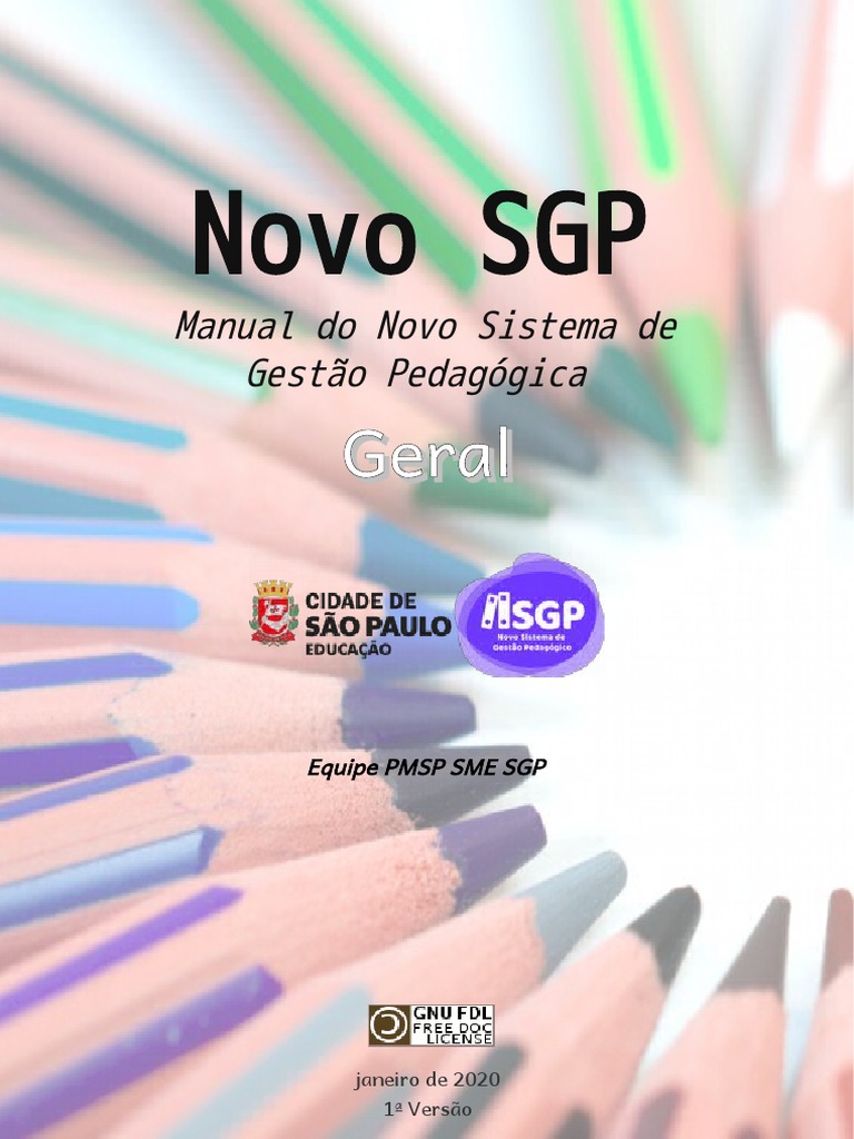 Manual Novo SGP | PDF | Software gratuito | Pedagogia
