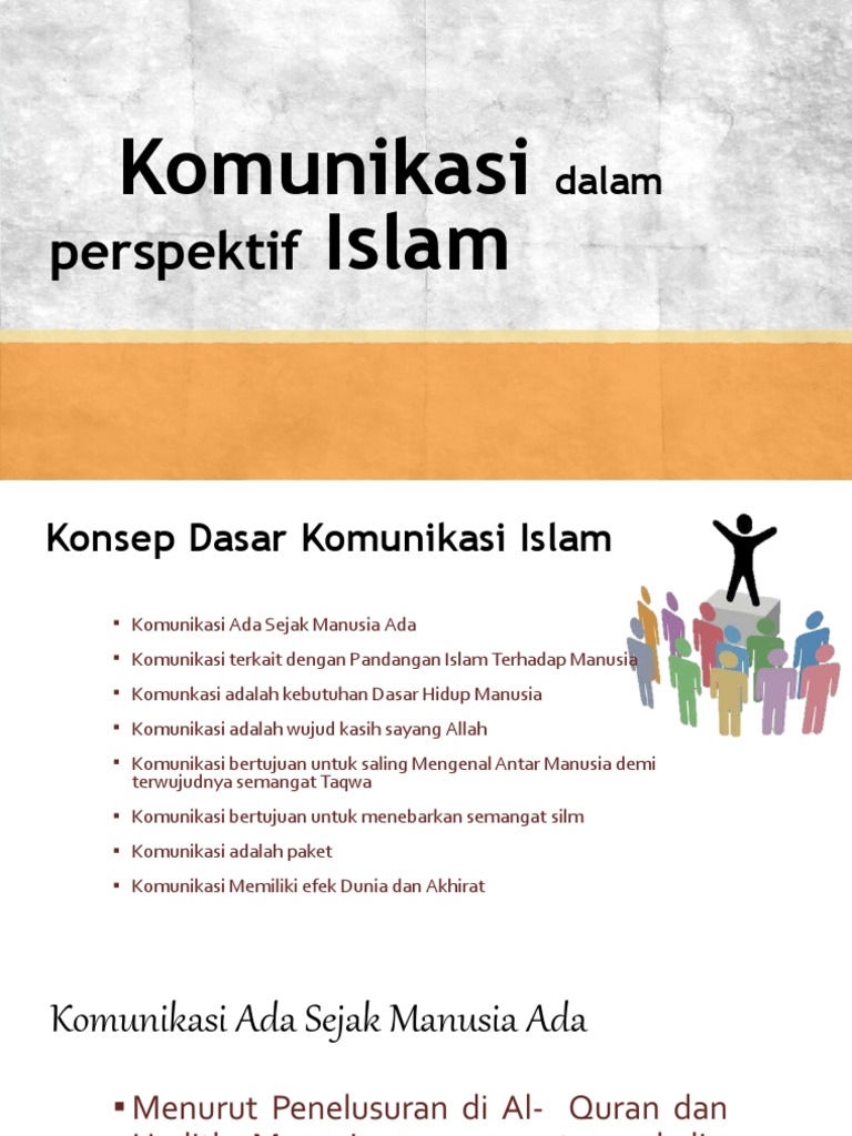 KOmunikasi Dalam Persfektif Islam | PDF