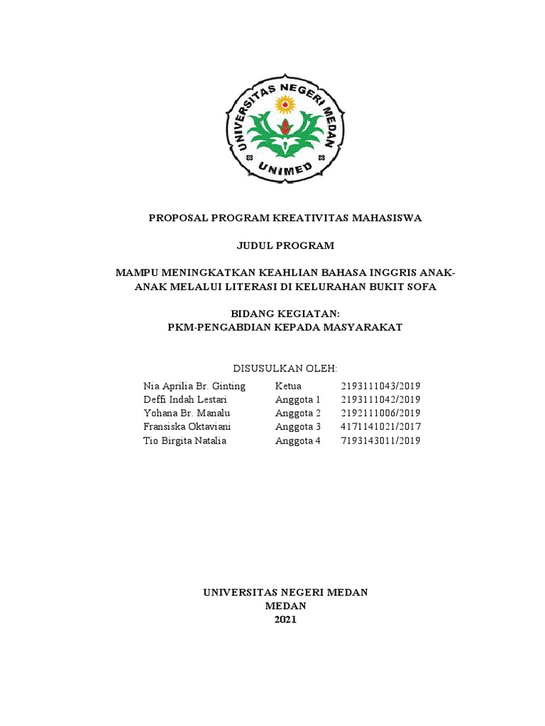 Nia Aprilia Br. Ginting - UNIMED - PKM-PM | PDF