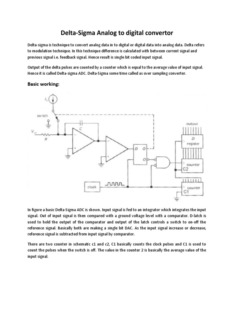Delta-Sigma ADC: High-Speed Conversion Using Delta-Sigma Modulation ...