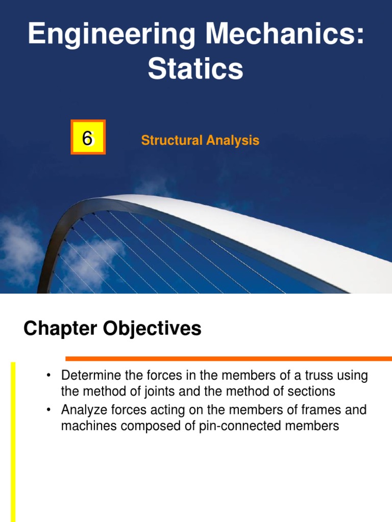 Engineering Mechanics: Statics: Structural Analysis | PDF | Truss ...
