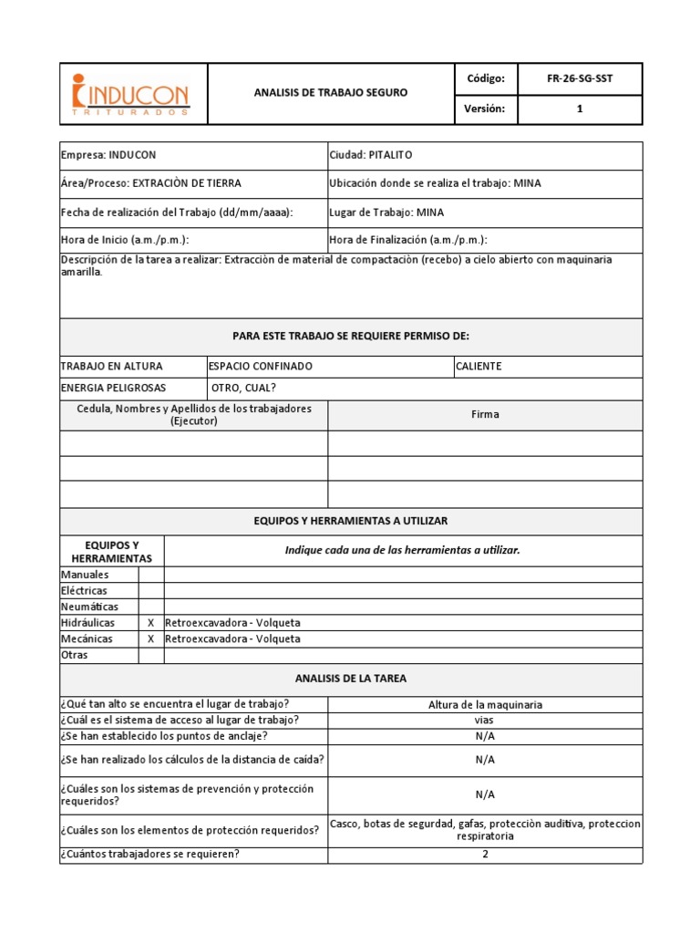 Formato ATS | PDF | Accidente de tráfico | Seguridad vial
