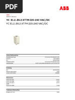 ABB 1SDA074172R1 Ekip Supply Data Sheet | PDF | Electrical Engineering | Electricity