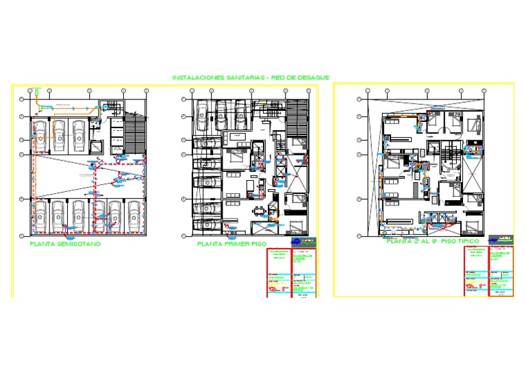 PLANOS AS BUILT INSTALACIONES SANITARIAS3-Model | PDF | Infraestructura de transporte ...