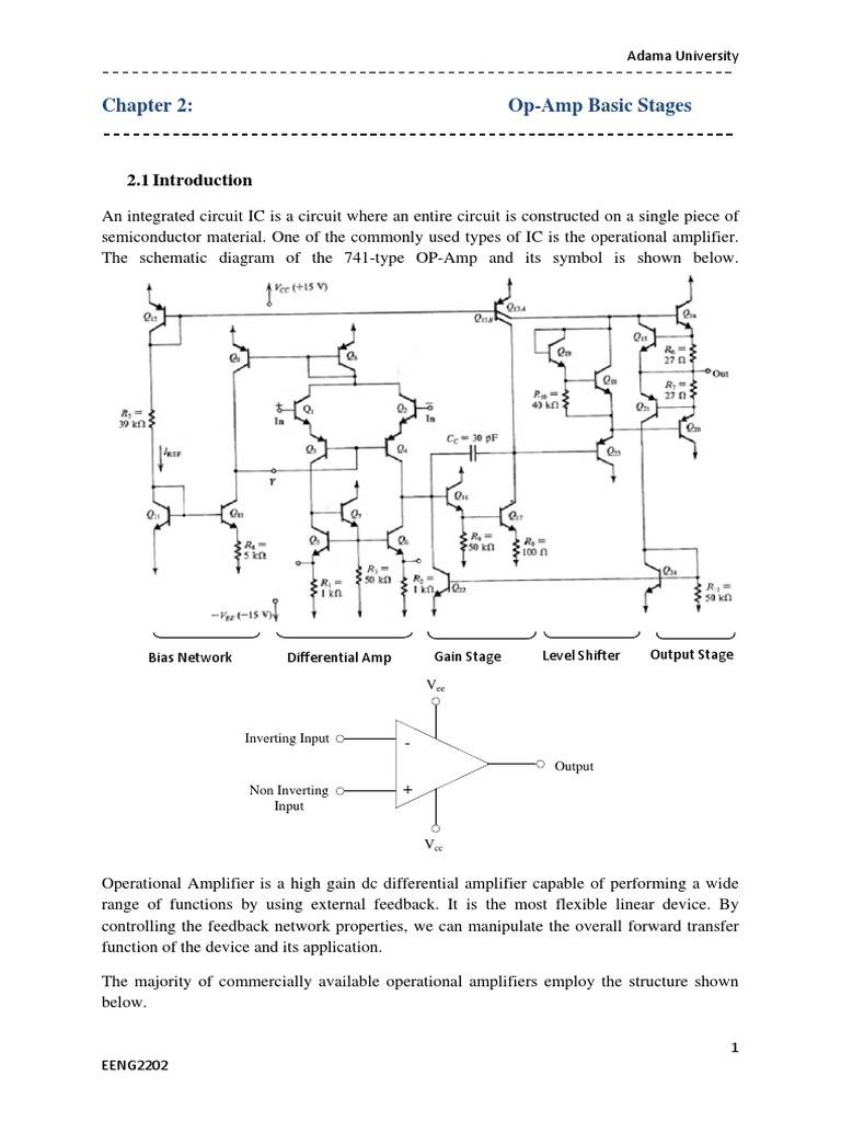 App II Ch2 Opamp Basic | PDF | Operational Amplifier | Amplifier