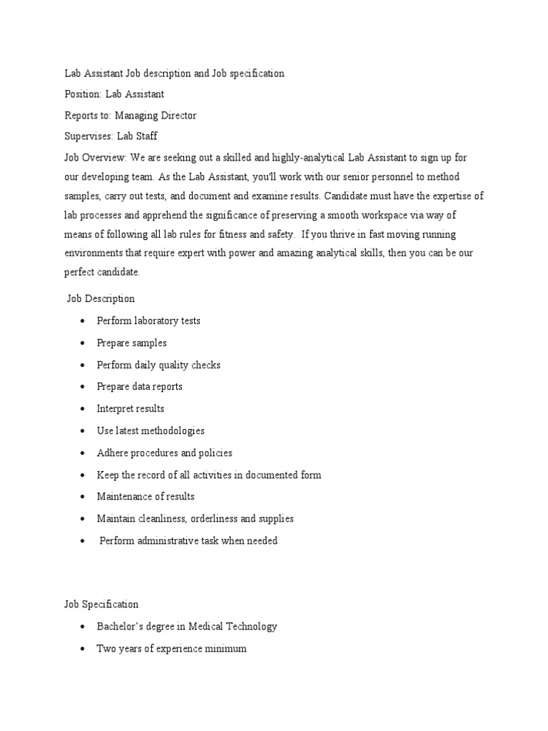 JD & Js With Appraisal Tool. | PDF | Laboratories | Performance Appraisal