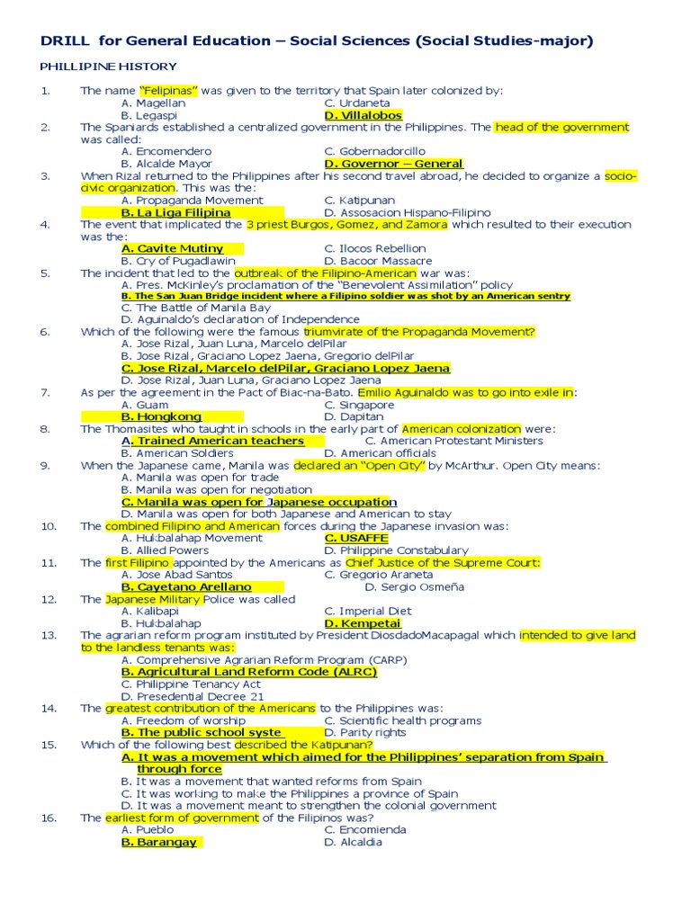 SOCIAL - SCIENCE - MAJOR Answer Key | PDF | Demand | Supply (Economics)