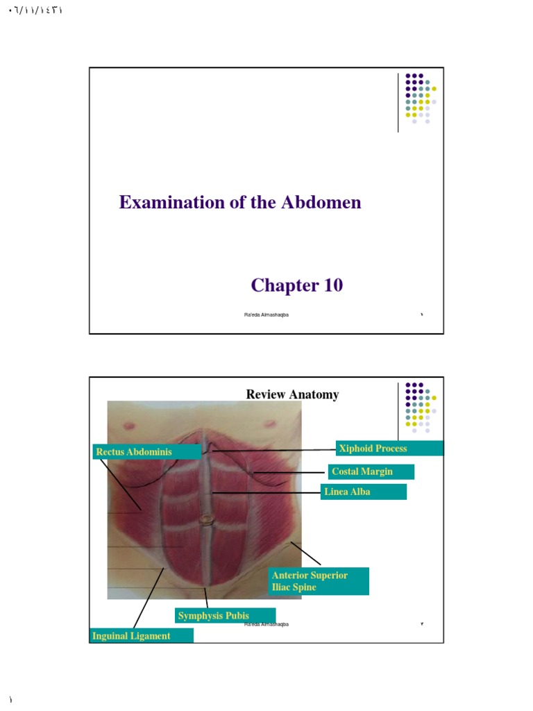 Abdomin Assessment | PDF | Abdomen | Pulse