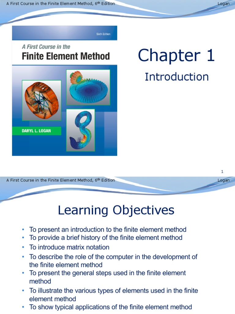 Chapter 01 | PDF | Finite Element Method | Matrix (Mathematics)