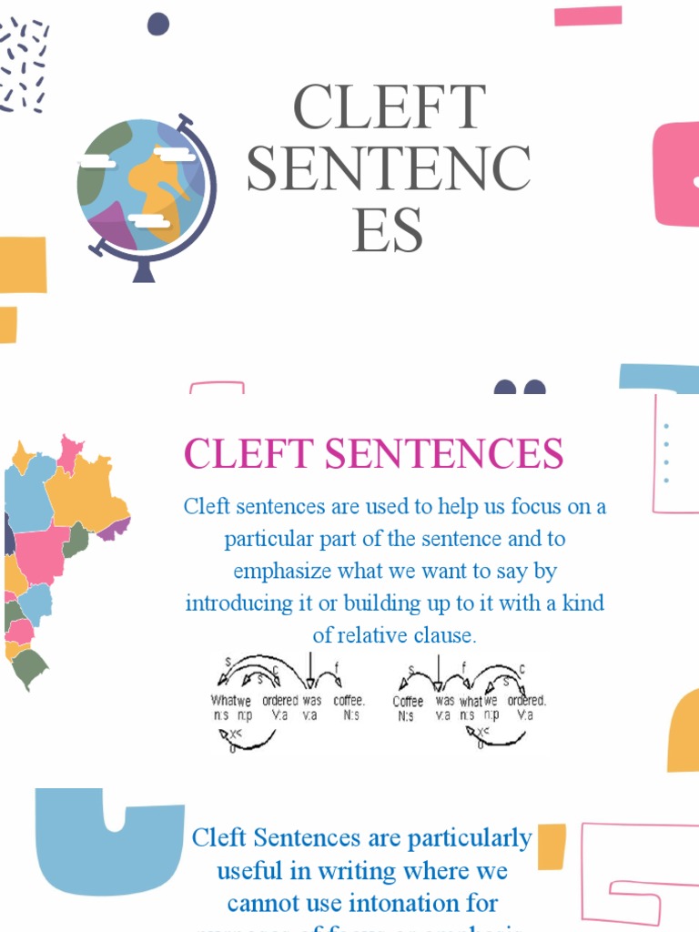 Cleft Sentences | Download Free PDF | Sentence (Linguistics) | English ...