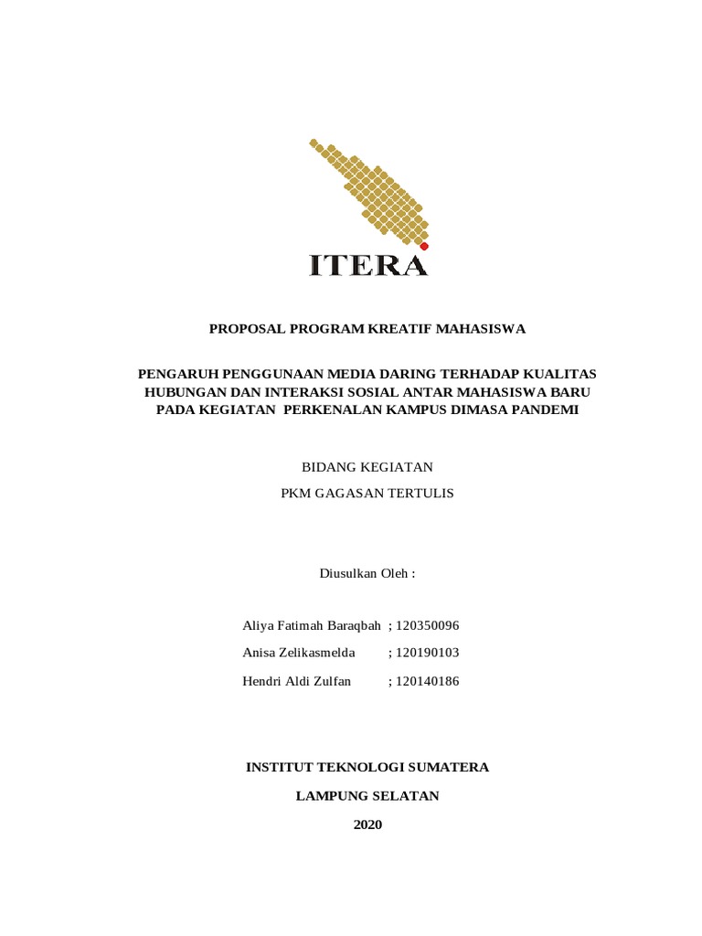 Contoh PKM | PDF