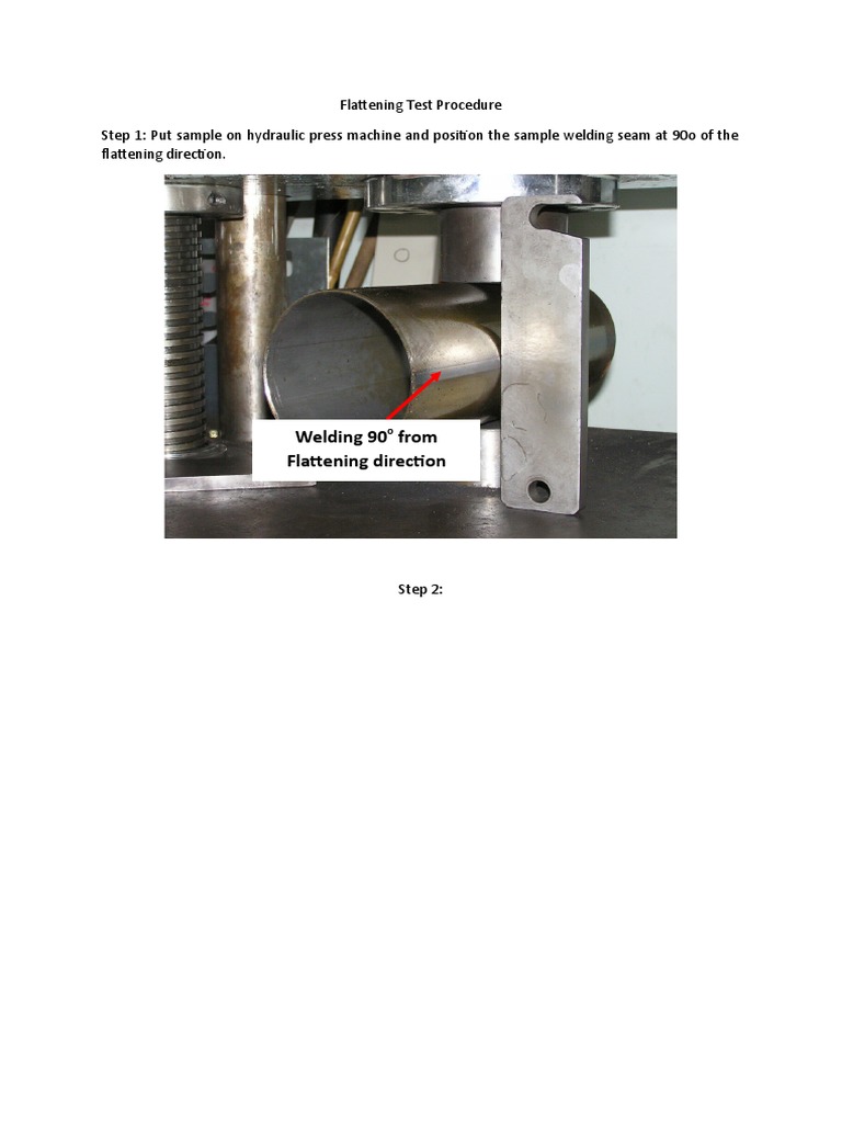 Flattening Test Procedure | PDF | Home & Garden