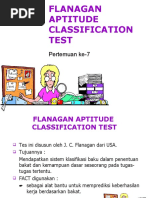 Flanagan Aptitude Classification Test (FACT) | PDF