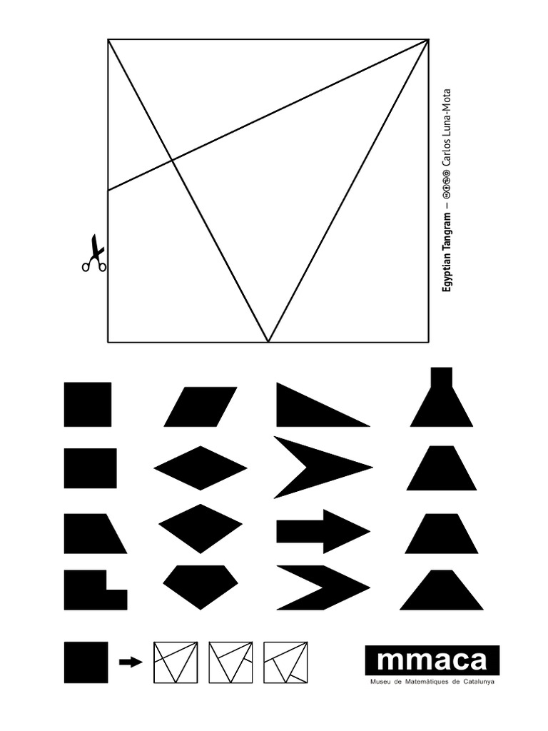 Tangram Egipcio - Material Recortable | PDF
