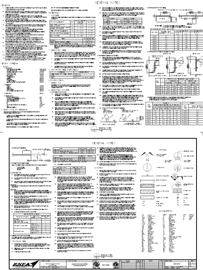 Structural General Notes | PDF