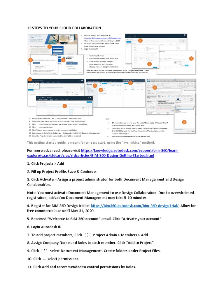Getting Started Guide To BIM360 | PDF