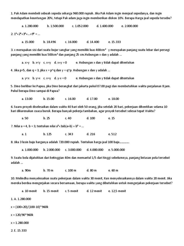 Soal Stan Grup | PDF
