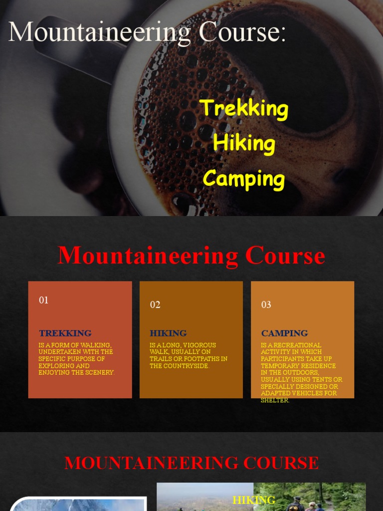 Mountaineering Course | PDF | Mountaineering | Hiking