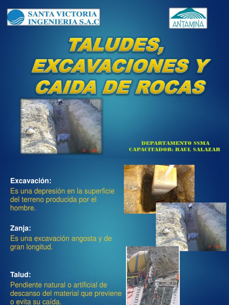 Excavaciones y Zanjas | Descargar gratis PDF | Naturaleza