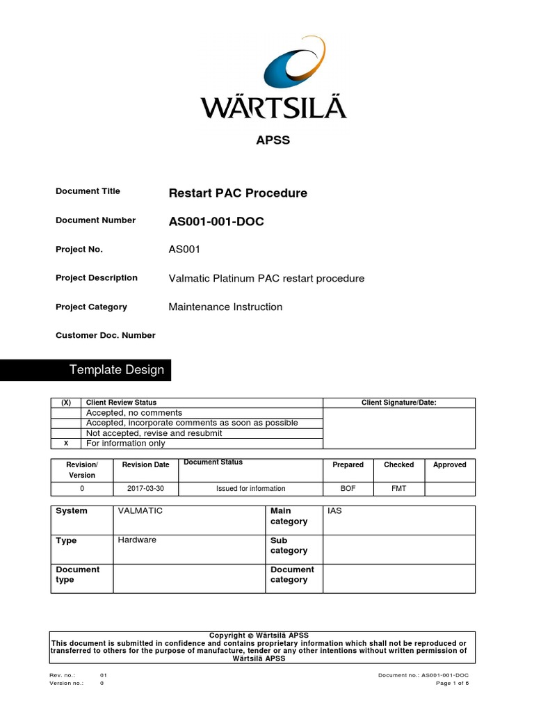 Valmatic Platinum PAC Restart Procedure | PDF | Computer Science ...