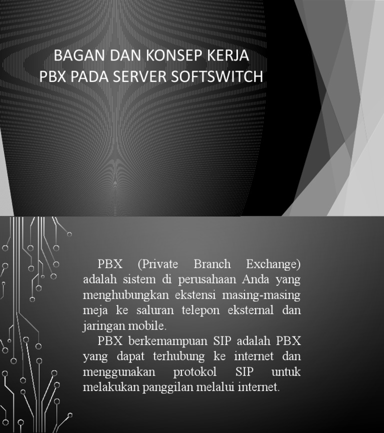 Bagan Dan Konsep Kerja PBX Pada Server Softswitch | PDF