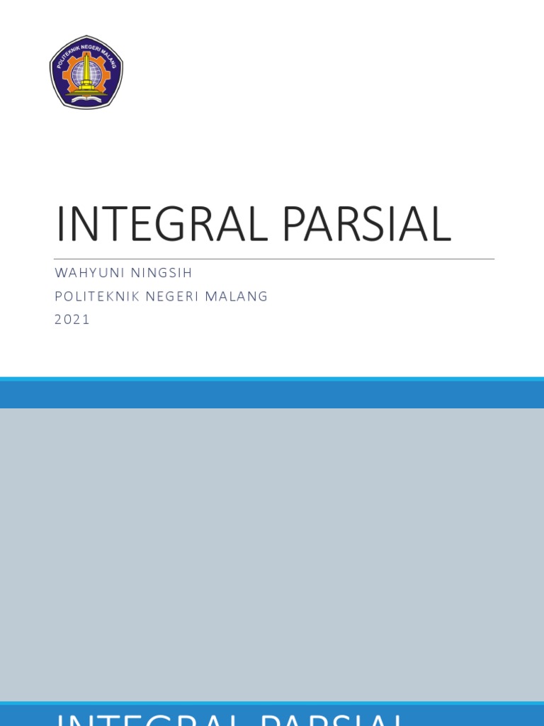 Integral Parsial 1 | PDF