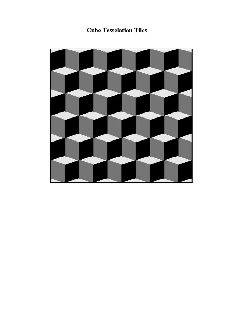 Cube Tesselation Tiles | PDF