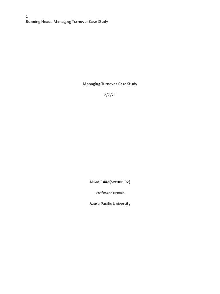 Domino's Turnover Management Strategies | PDF | Employee Retention ...