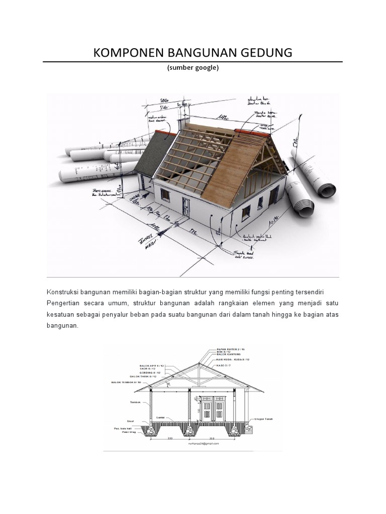 Komponen Bangunan Gedung | PDF