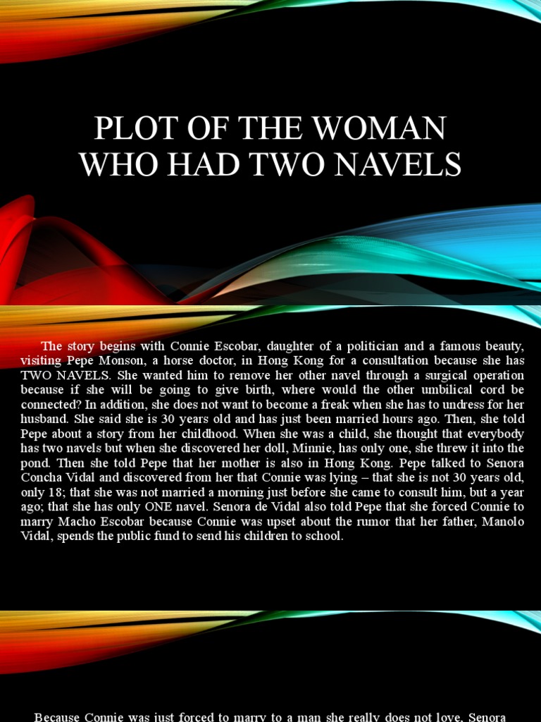 Connie Escobar's Two Navels Dilemma | PDF | Salvation