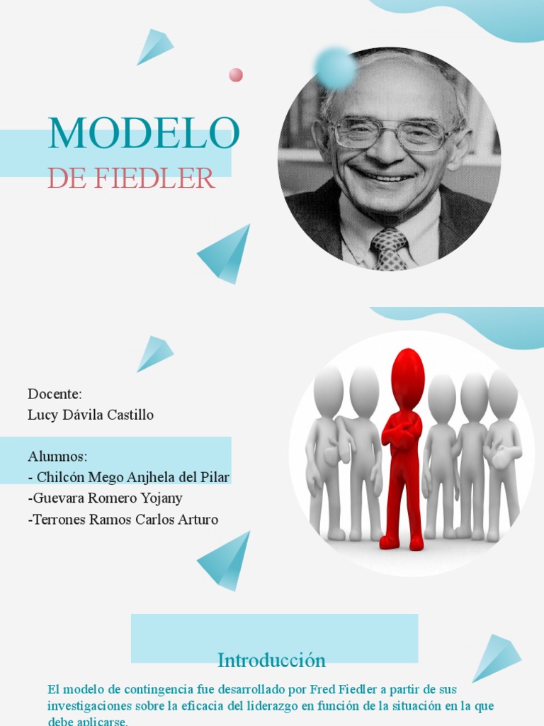 Modelo de Fiedler 1 | PDF | Liderazgo | Sicología