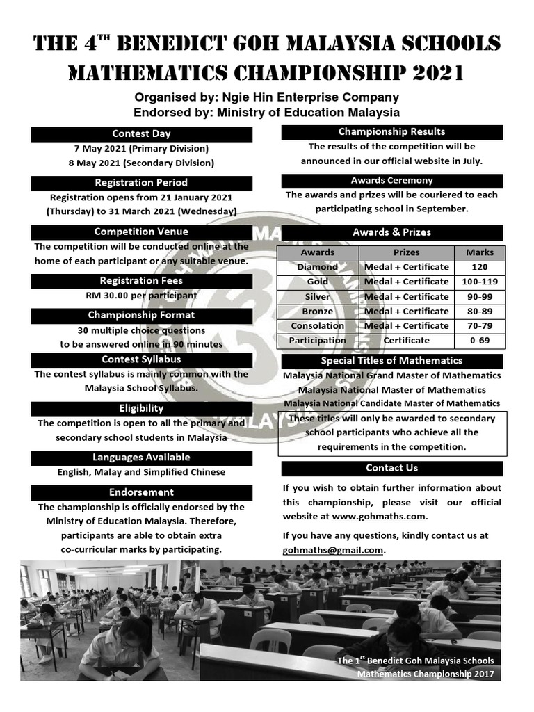 BMC 2021 Championship Poster | PDF | Further Education | Schools