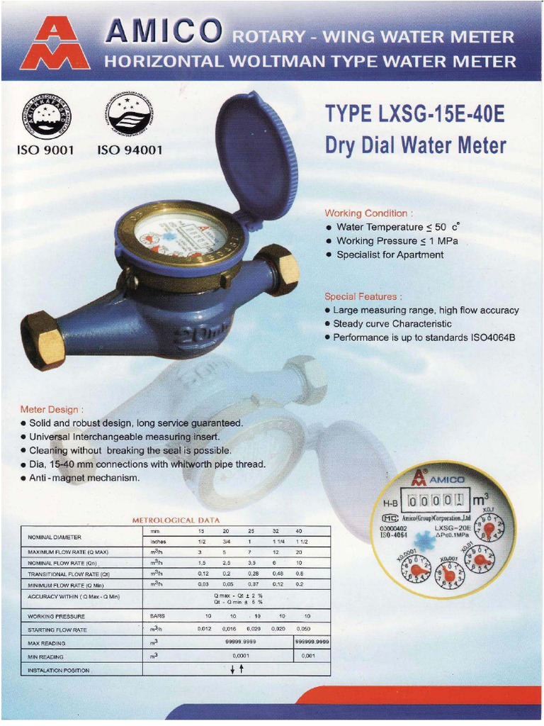 Amico Flow Meter Air | PDF