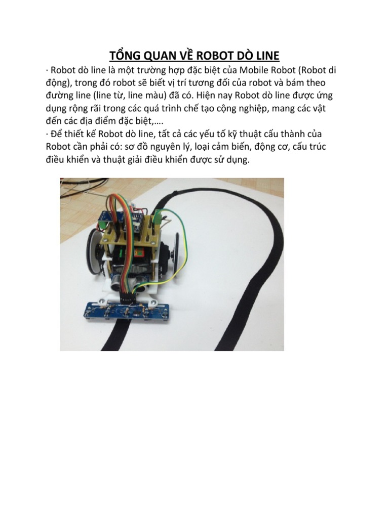 Tổng Quan Về Robot Dò Line | PDF