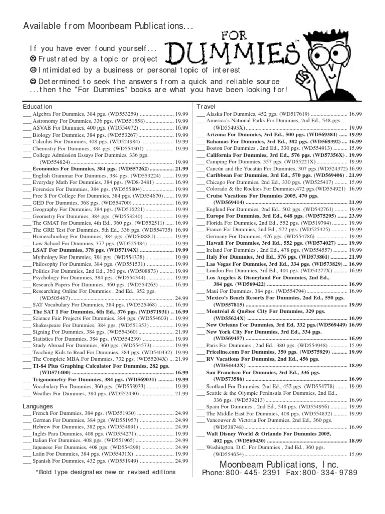 Dummies Titles | PDF | Small Business | Business