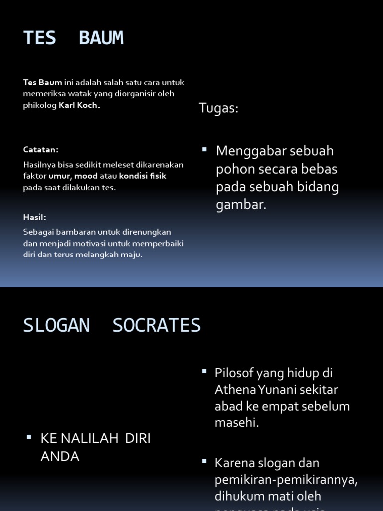 Tes Baum Pdf