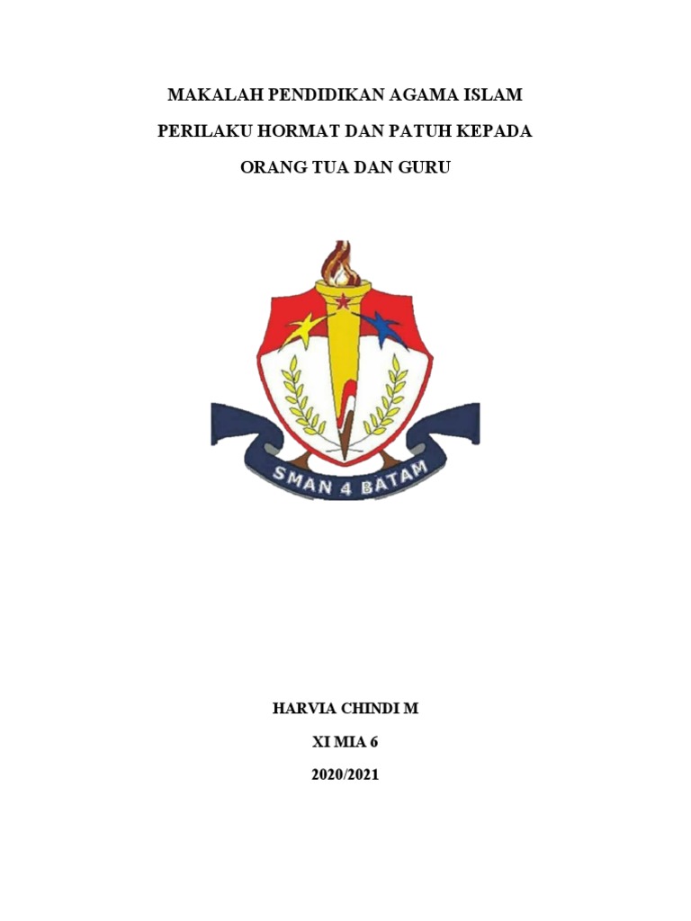 Makalah Perilaku Hormat Dan Patuh Kepada Orang Tua Dan Guru | PDF