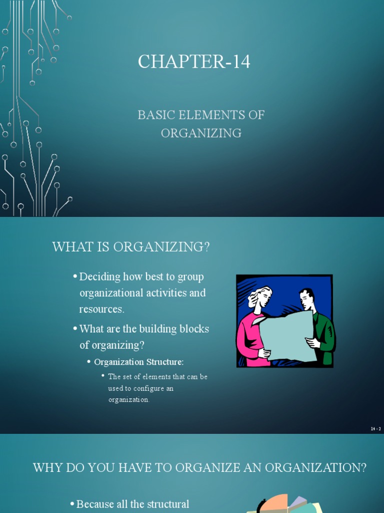 Chapter-14: Basic Elements of Organizing | PDF | Organizational ...