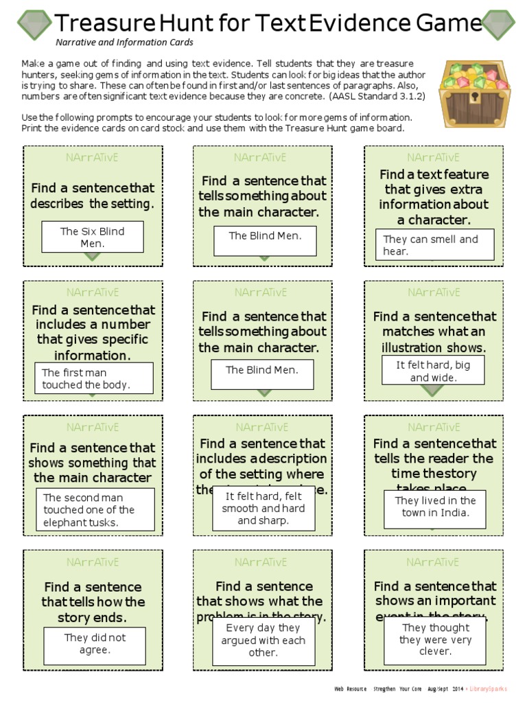 Treasure Hunt | PDF | Narrative