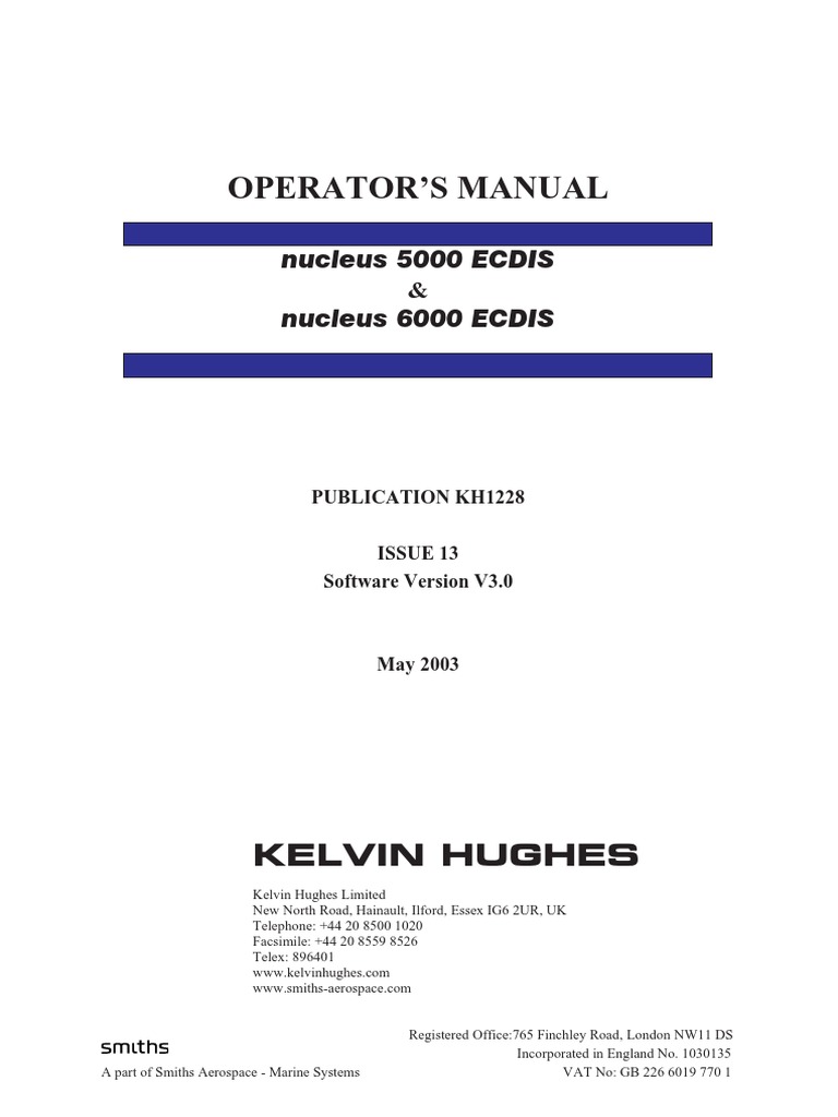 5000 & 6000 Ecdis Operator Manual | PDF | Computer Engineering | Computer Science
