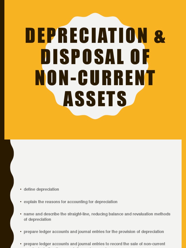 Disposal and Depreciation of Assets | PDF | Book Value | Depreciation