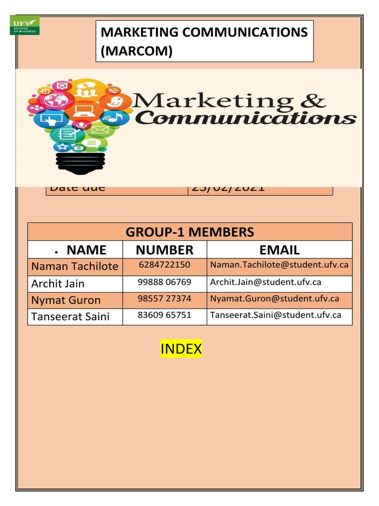 Marcom Group-1 | PDF | Direct Marketing | Advertising