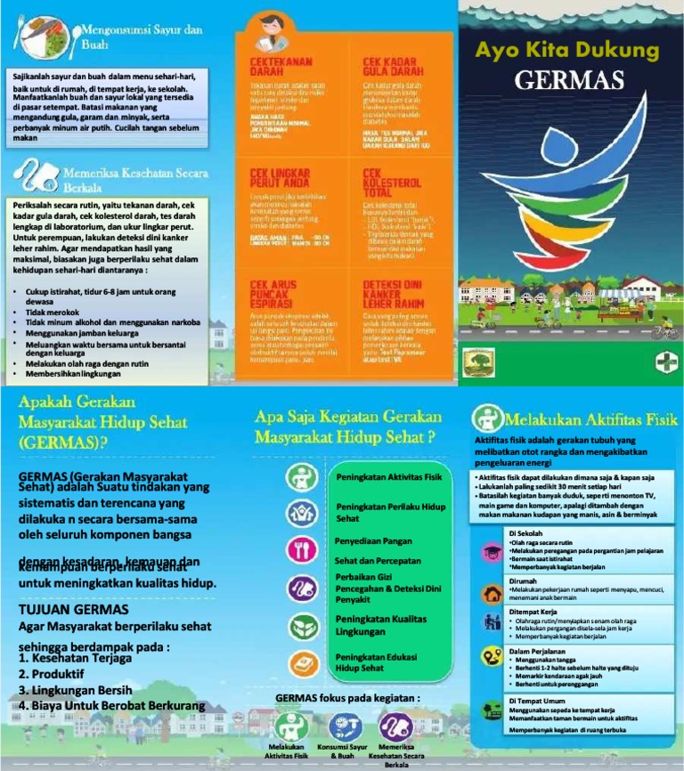Leaflet Germas | PDF