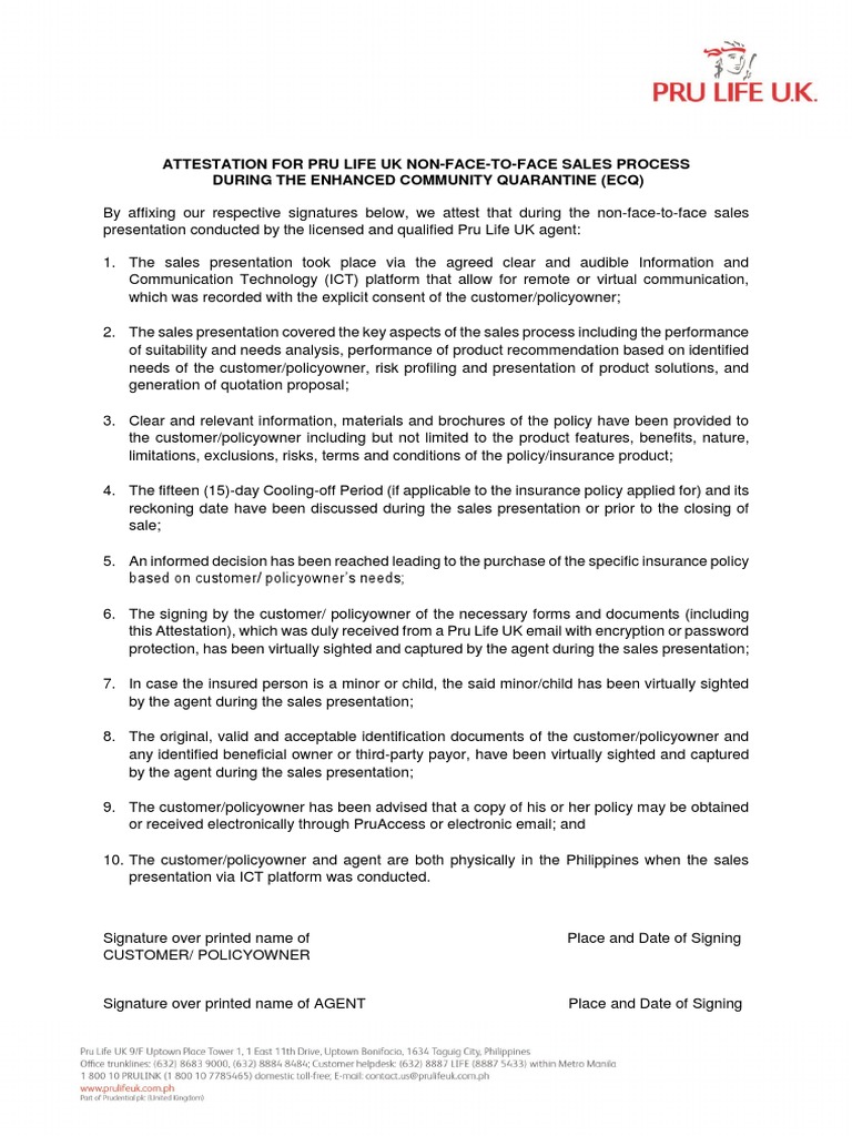 Attestation Form | PDF | Insurance | Policy