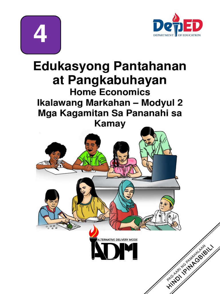 EPP 4 HE - Q2 M2 Mga Kagamitan Sa Pananahi NG Kamay | PDF